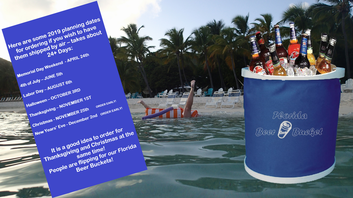 Time To Order – Florida Beer Buckets